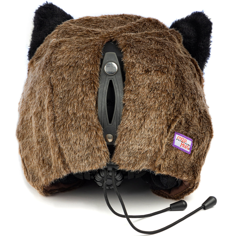 CrazeeHeads Benny The Bandit Raccoon Ski Helmet Cover
